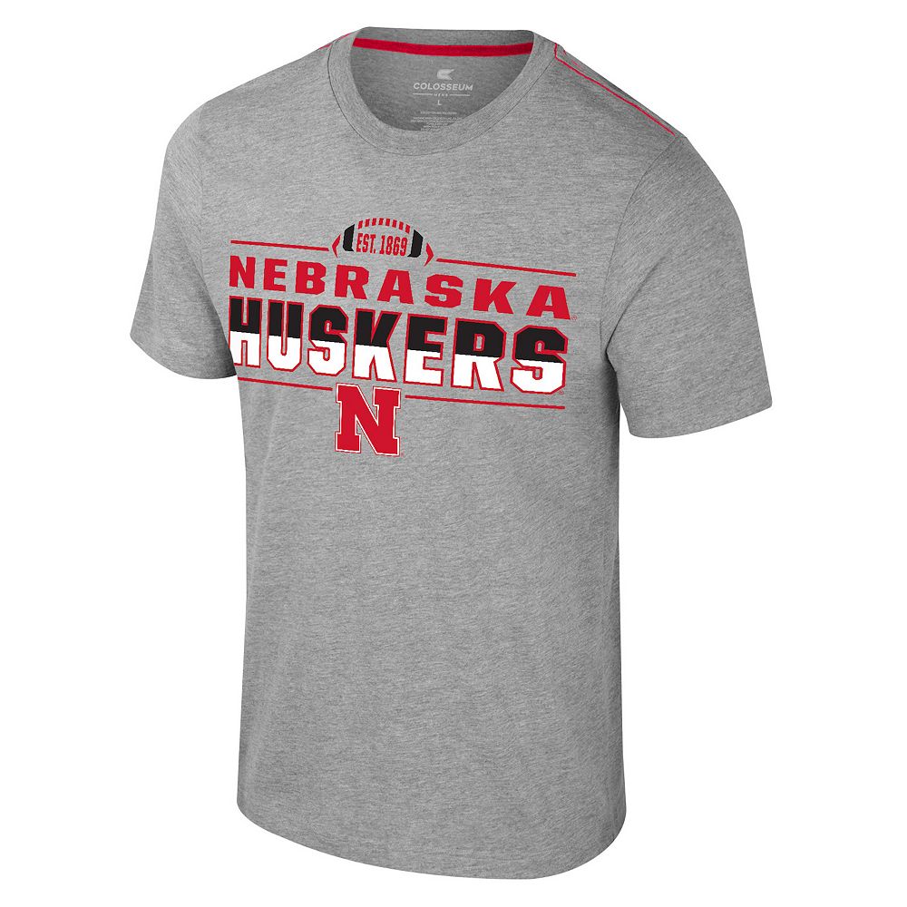 Men's Nebraska Cornhuskers Dual Blend Graphic Tee