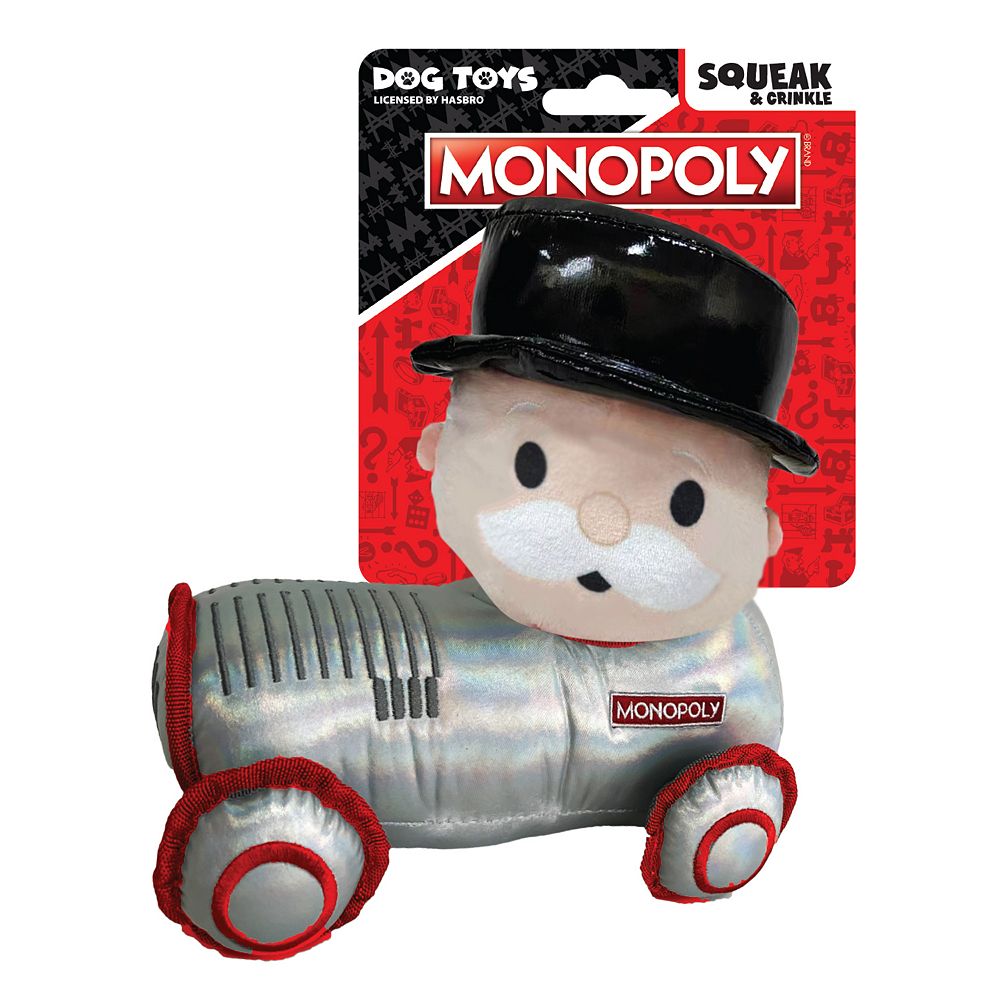 Mr. Moneybags Plush Squeaky Dog Toy