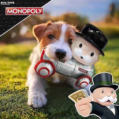 Mr. Moneybags Plush Squeaky Dog Toy