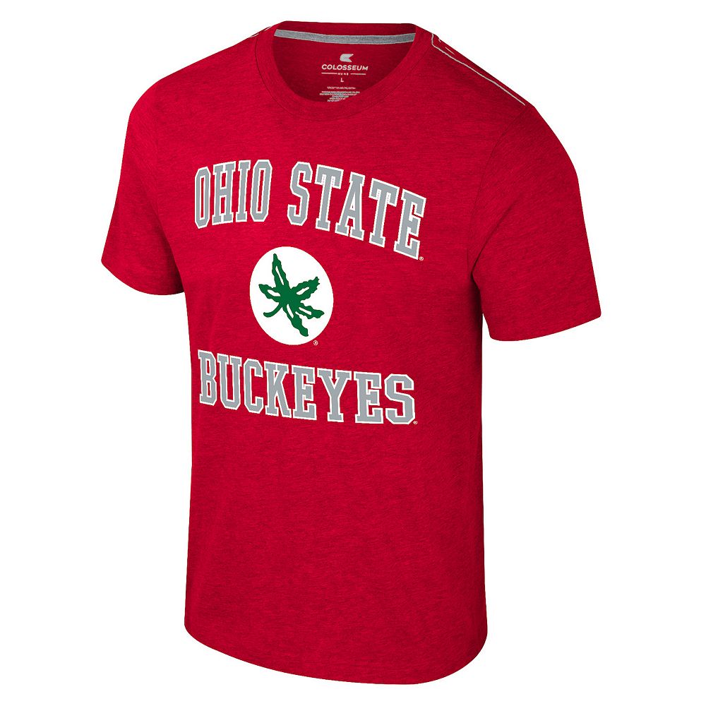 Unisex Ohio State Buckeyes Buckeye Leaf Short Sleeve Graphic Tee