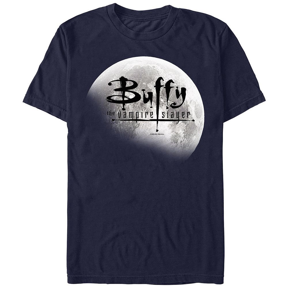 Men's Buffy The Vampire Slayer Moon Logo Graphic Tee