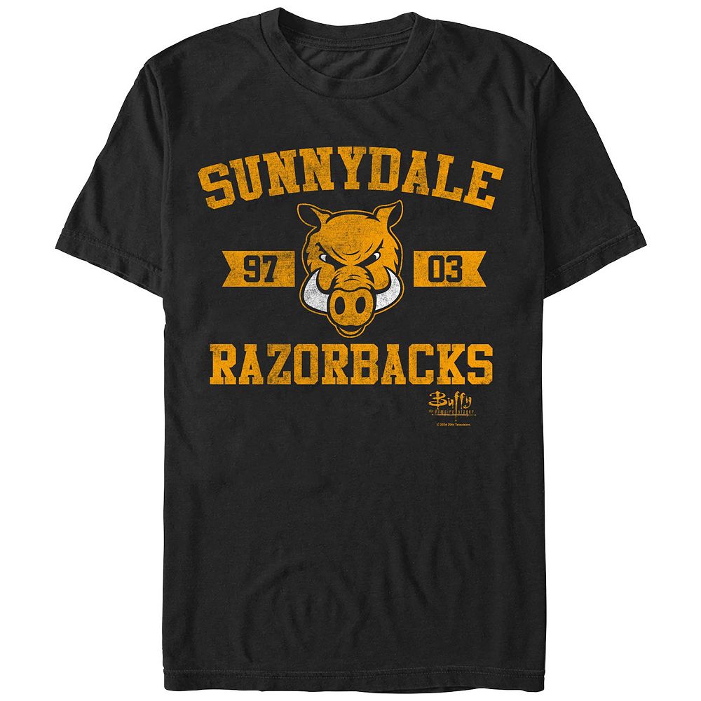 Men's Buffy The Vampire Slayer Sunnydale Razorbacks Graphic Tee