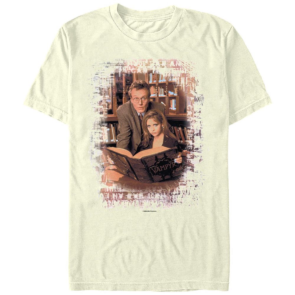Men's Buffy The Vampire Slayer Giles And Buffy Graphic Tee
