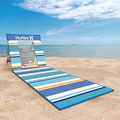 Hurley Insulated Cooler Pocket Reclining Beach Mat