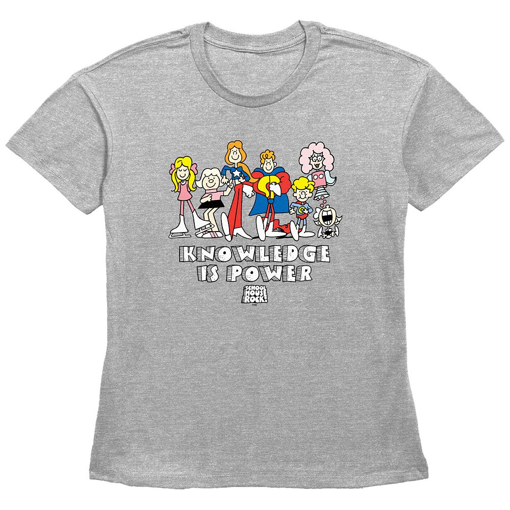 Disney's Schoolhouse Rock! Knowledge Is Power Group Women's Graphic Tee