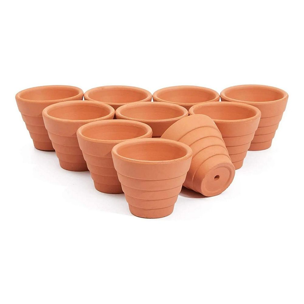 Succulent Mini Terra Cotta Pots Flower Clay Planters 1.5" 10 Pcs