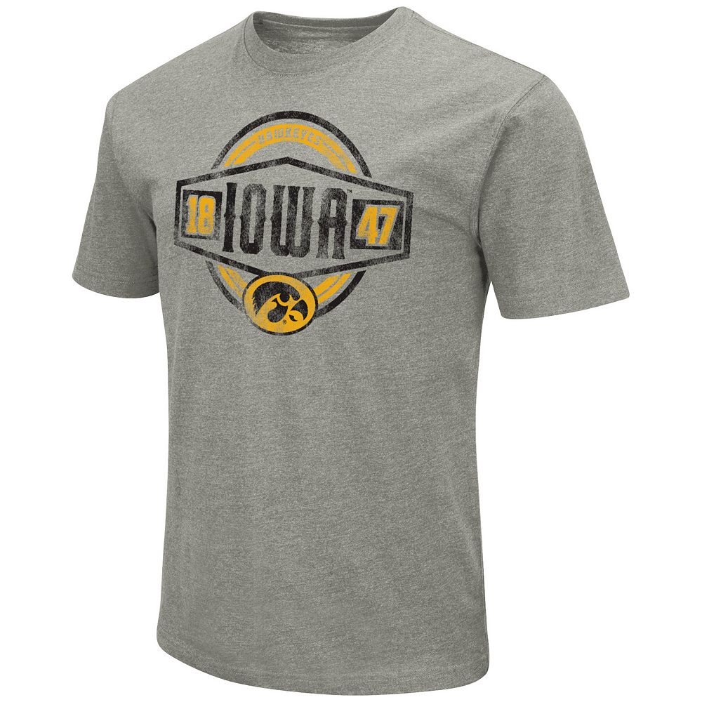 Men's Iowa Hawkeyes Dual Blend Graphic Tee