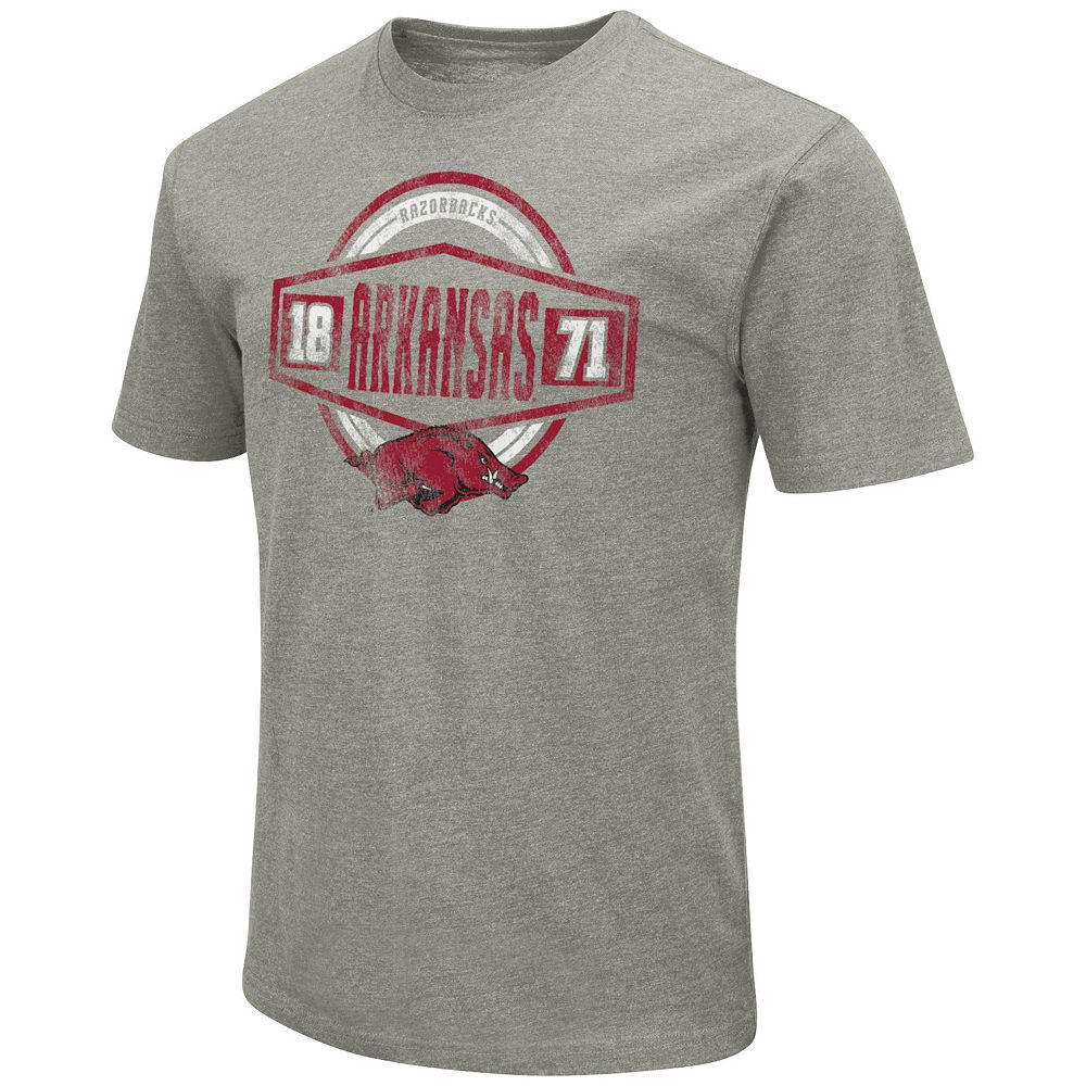 Men's Arkansas Razorbacks Circle Dual Blend Graphic Tee