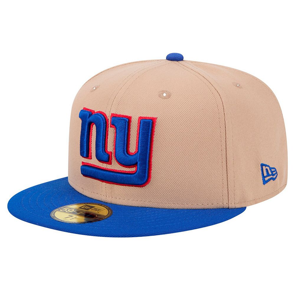 Men's New Era Tan New York Giants Logo Main 59FIFTY Fitted Hat