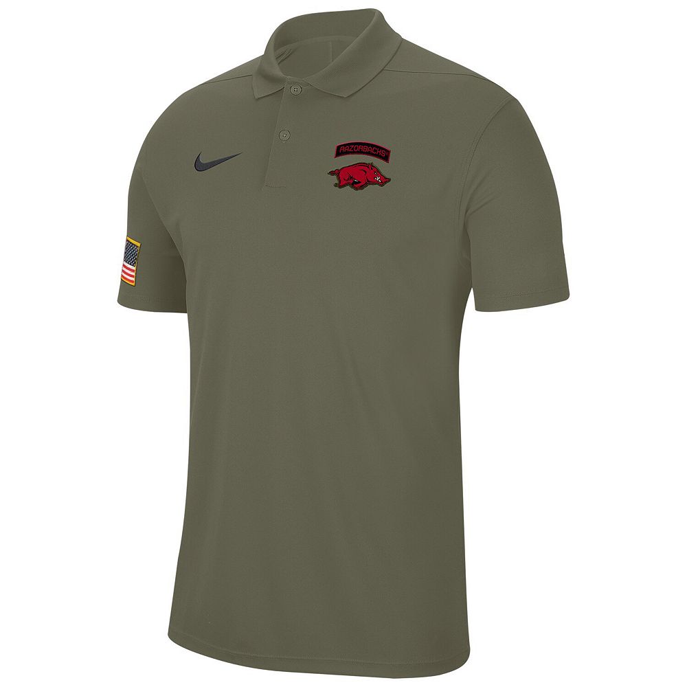 Men's Nike Olive Arkansas Razorbacks Military Appreciation Tour ...