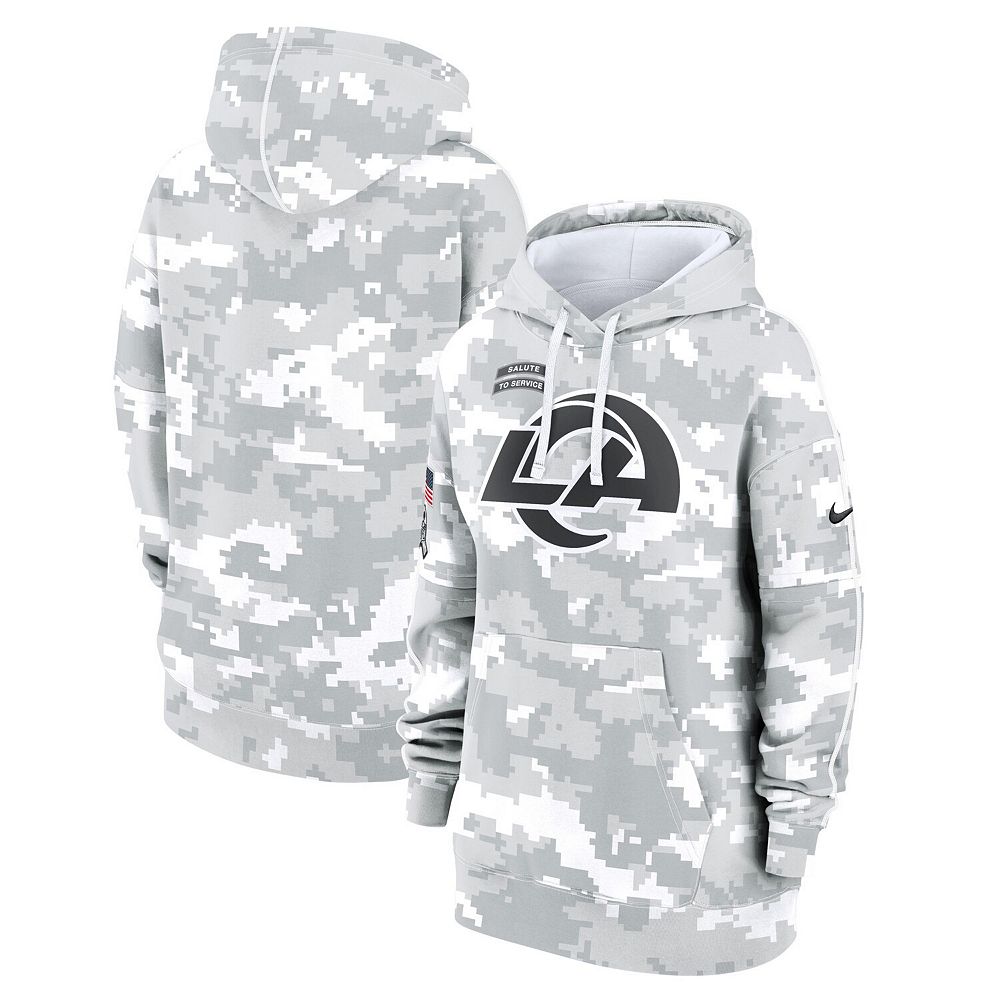 Women's Nike Arctic Camo Los Angeles Rams 2024 Salute To Service Club ...