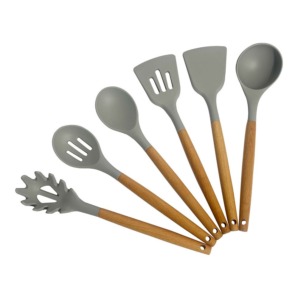The Big One® Wood Handle Cooking Utensil Set
