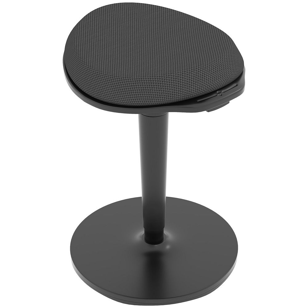 Homcom Mesh Ergonomic Wobble Stool For Standing Desks, With Rocking