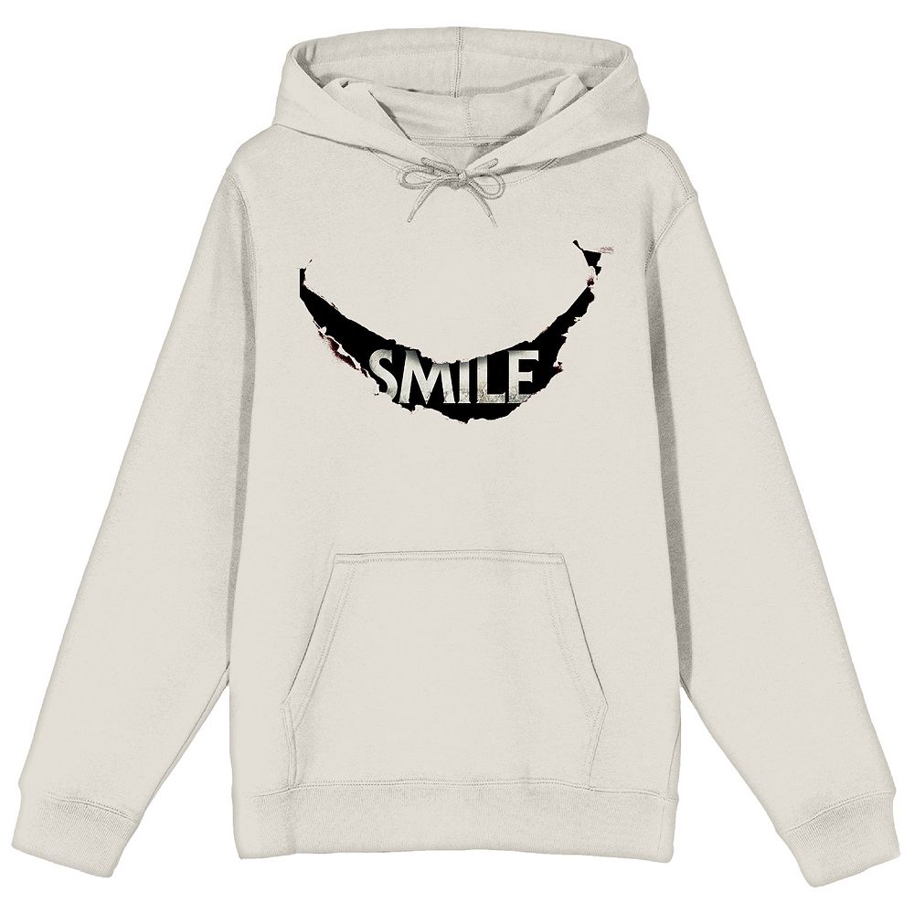 Men's Smile Scratch Mouth Graphic Hoodie