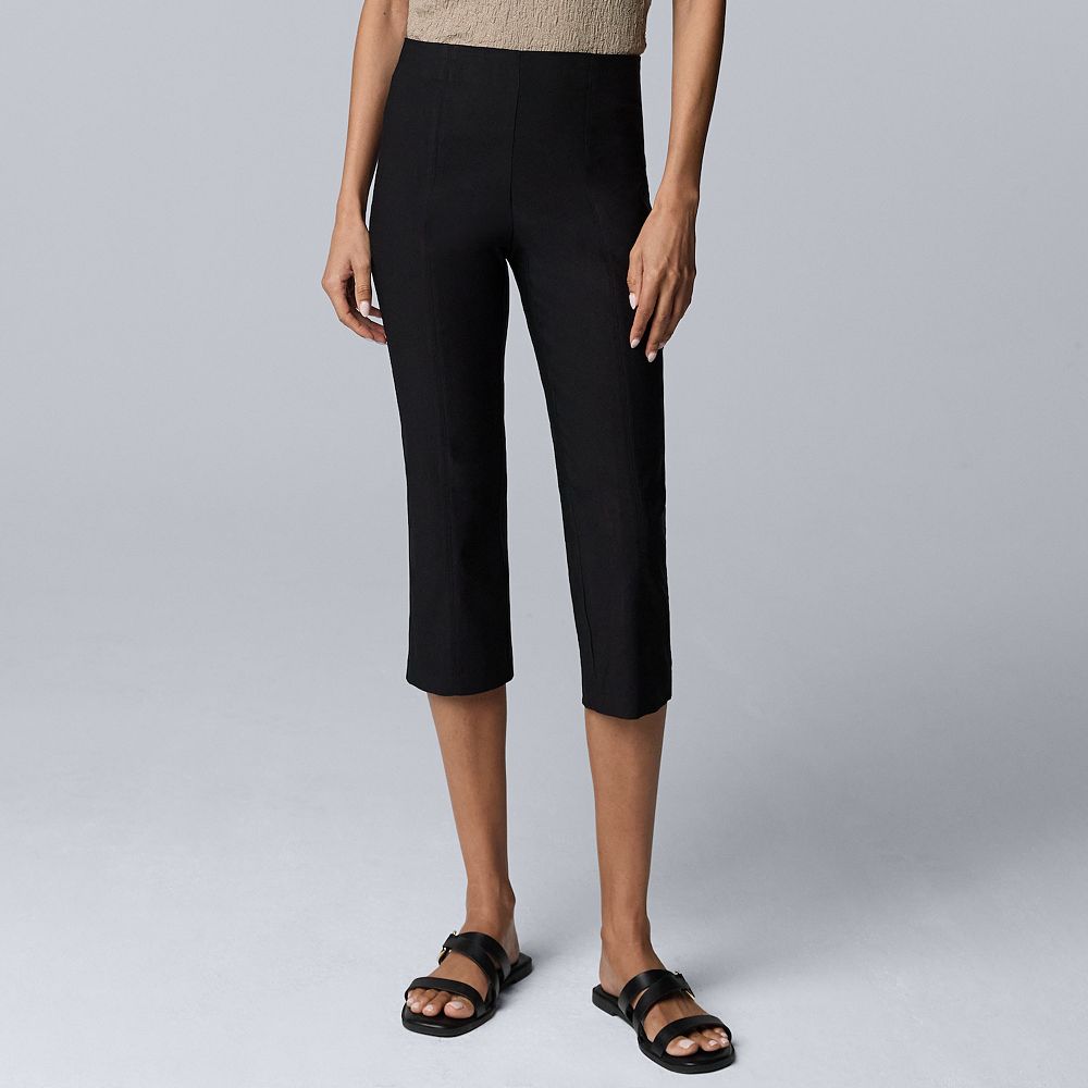 Women's Simply Vera Vera Wang Modern Slit Back Capris