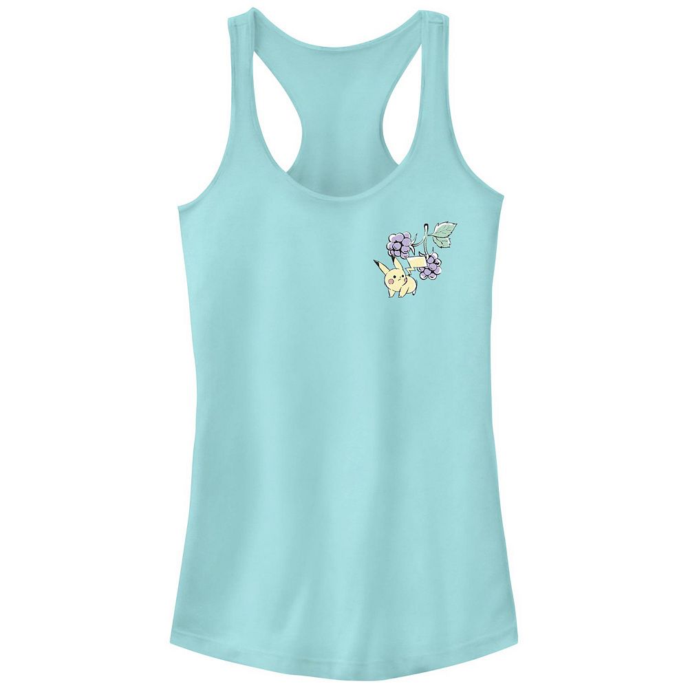 Juniors' Pokemon Pikachu Grapes Racerback Tank Top