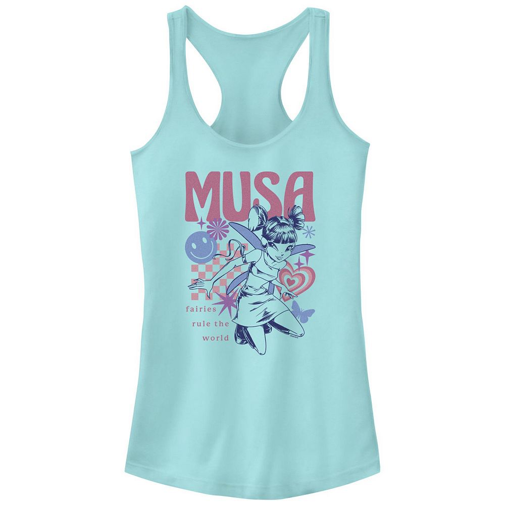 Juniors' Nickelodeon Winx Musa Fairies Rule The World Racerback Tank Top