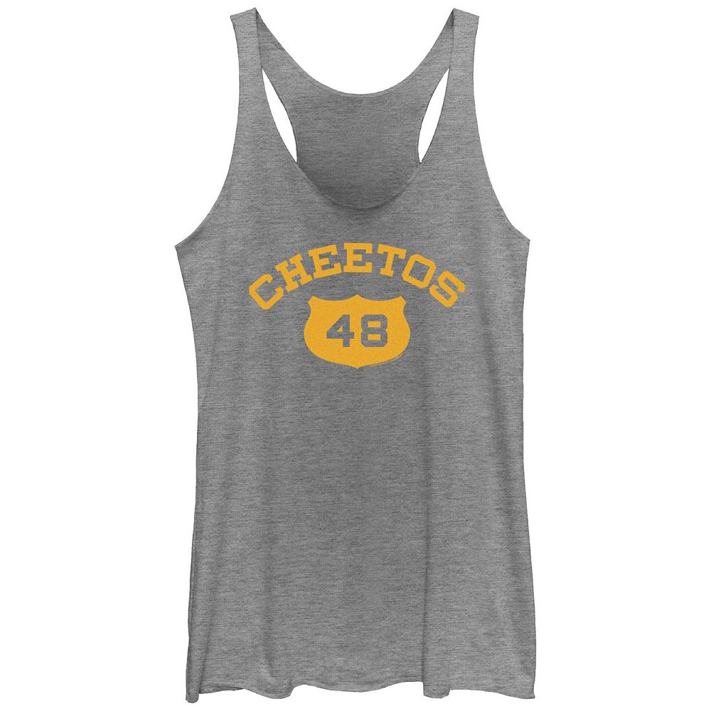 Juniors' Cheetos 48 Badge Racerback Tank Top