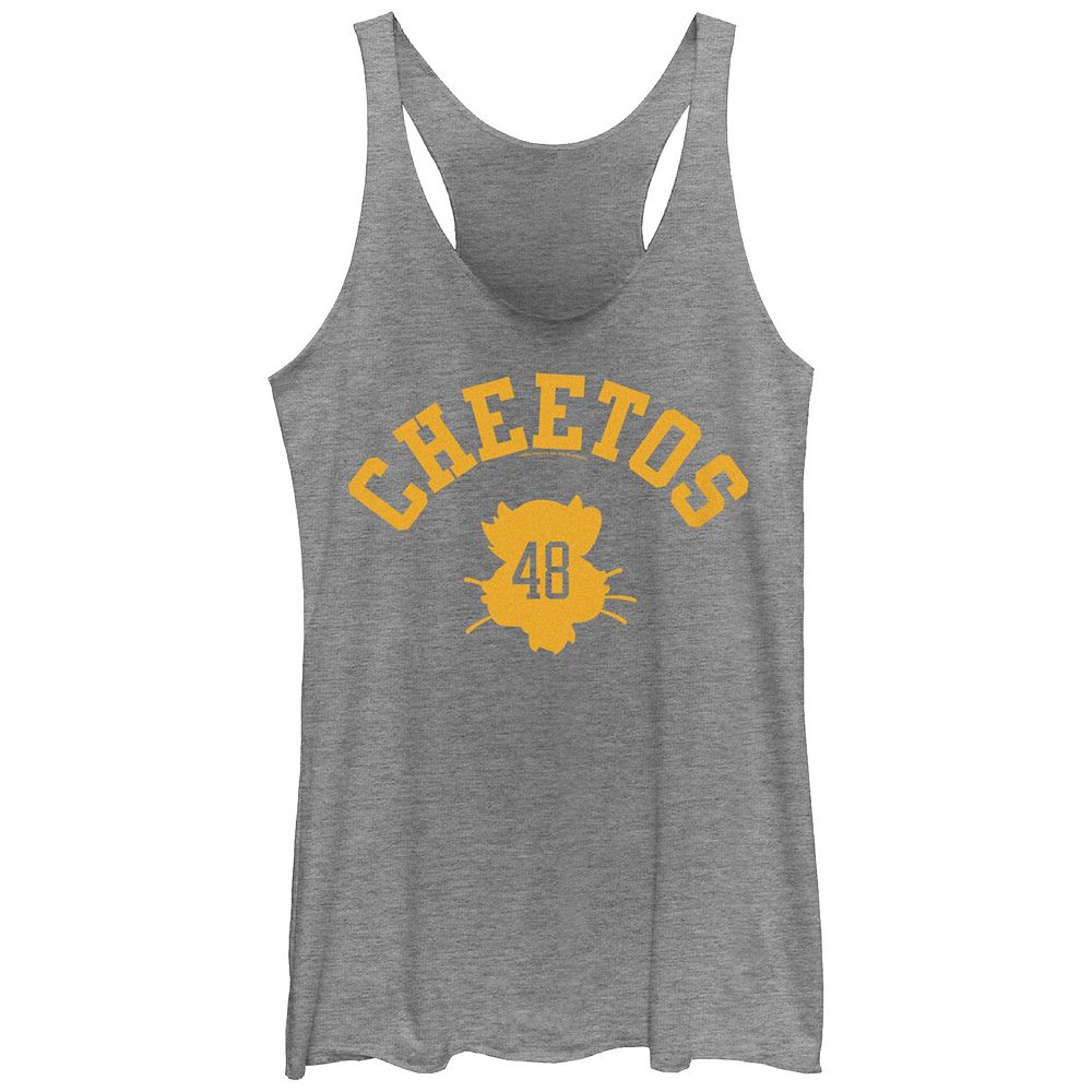 Juniors' Cheetos Chester Head Shape Racerback Tank Top