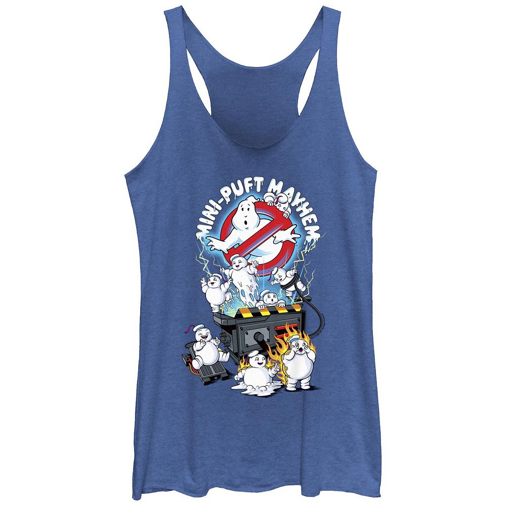 Juniors' Ghostbusters Afterlife Mini-Puft Mayhem Racerback Tank Top