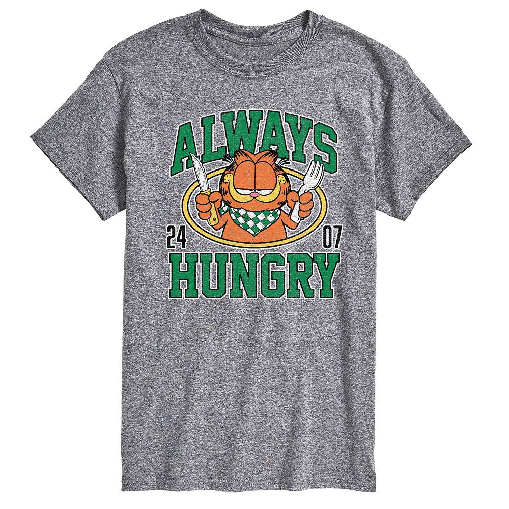 Men's Garfield Always Hungry Graphic Tee