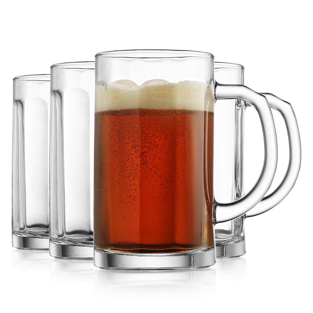 Home Essentials 4-Piece Basic Beer Mug Set