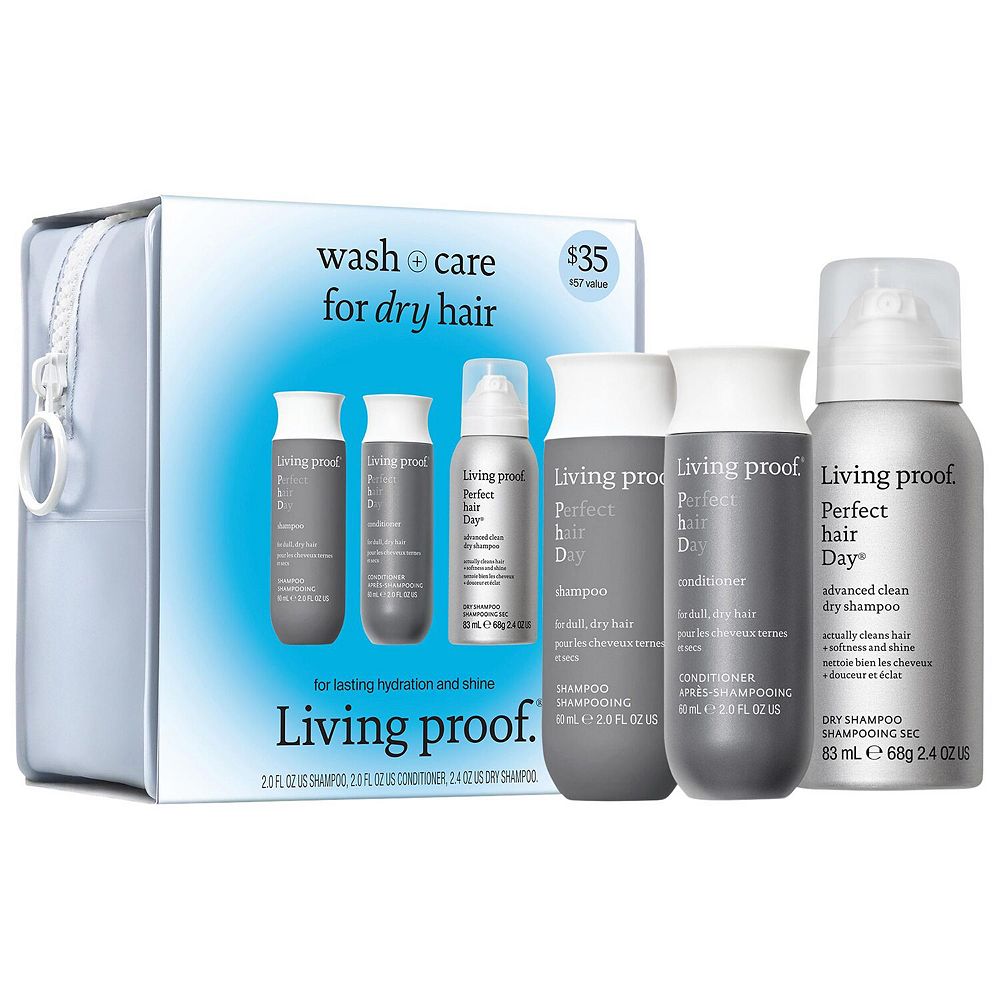 Living Proof Mini Perfect hair Day (PhD) Shampoo, Conditioner & Dry ...