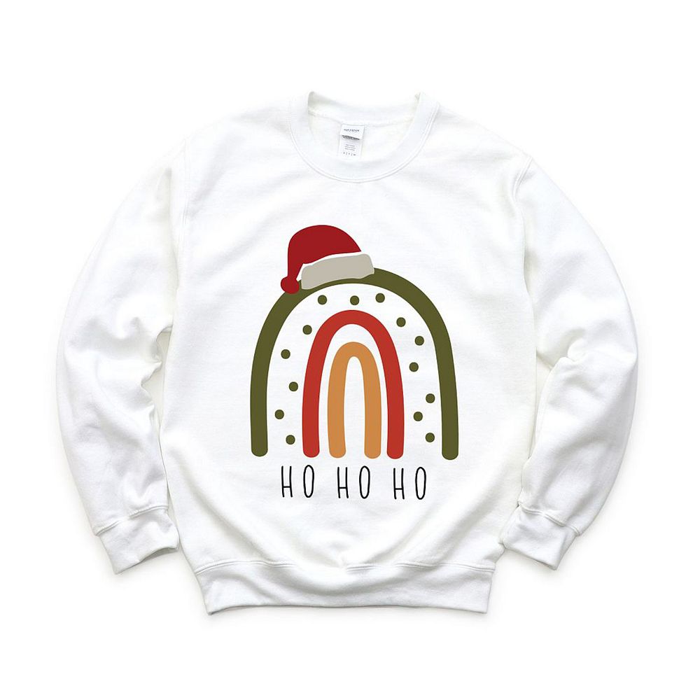 Boho Ho Ho Ho Rainbow Sweatshirt