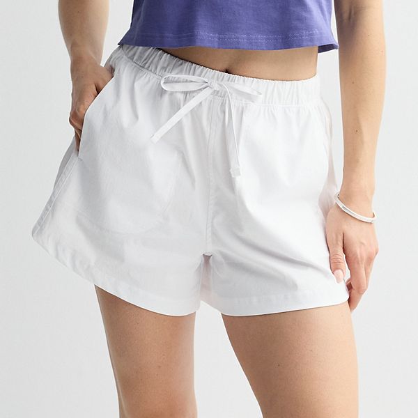 Women's FLX Midrise Poplin Shorts