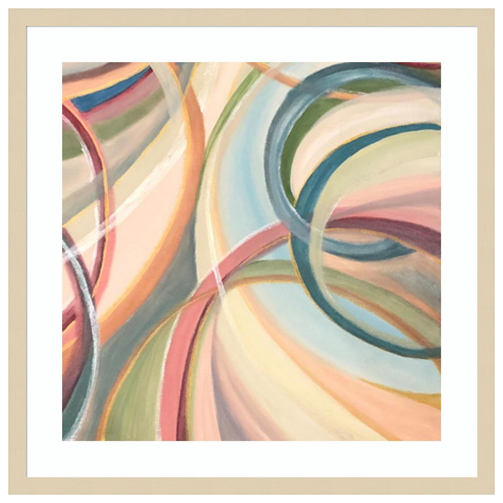 Overlapping Rings III by Lee C Wood Framed Wall Art Print