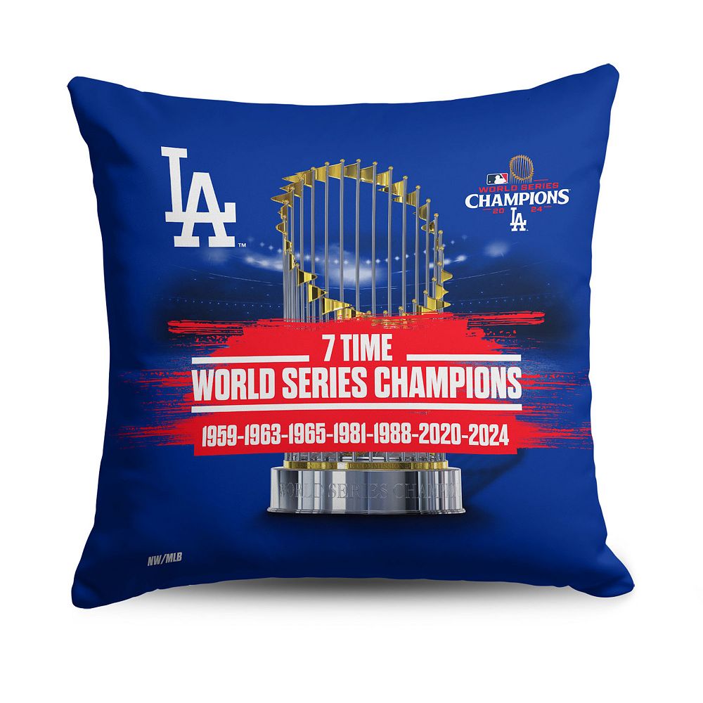 Los Angeles Dodgers MLB World Series Multi Champions 18" x 18" Keepsake ...