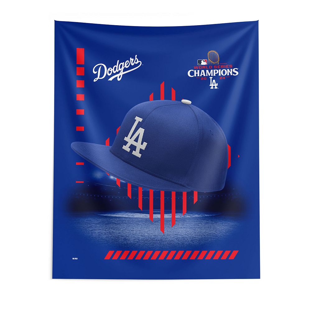 Los Angeles Dodgers MLB 2024 World Series Champions 50" x 60" Hanging ...