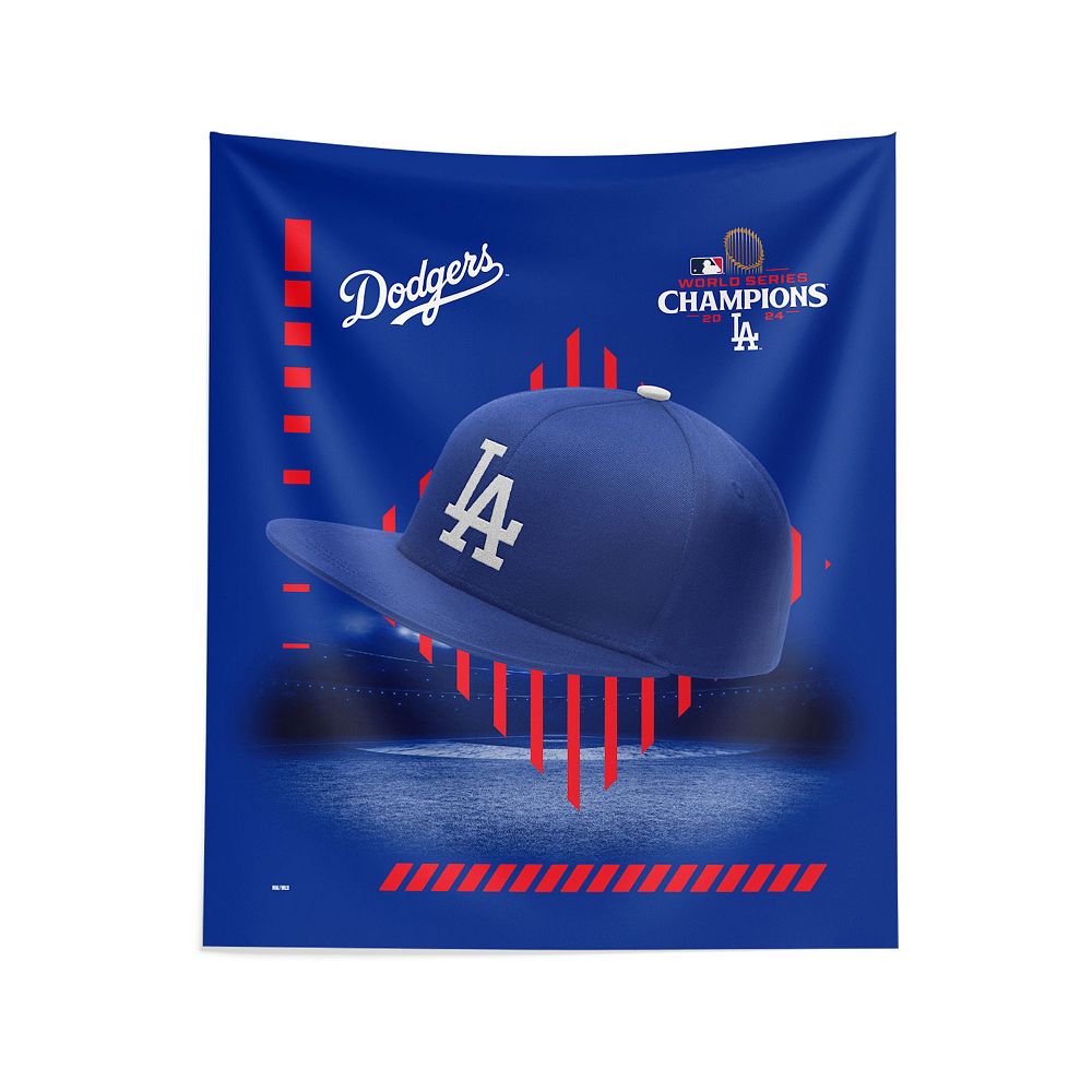 Los Angeles Dodgers MLB 2024 World Series Champions 34" x 40" Hanging ...