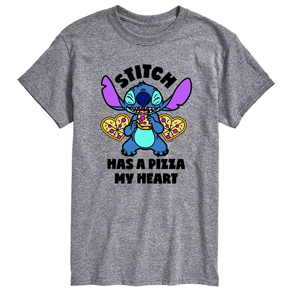 Disney's Lilo & Stitch Big & Tall Pizza My Heart Graphic Tee