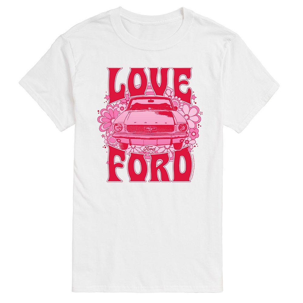 Big & Tall Ford Mustang Love Ford Graphic Tee