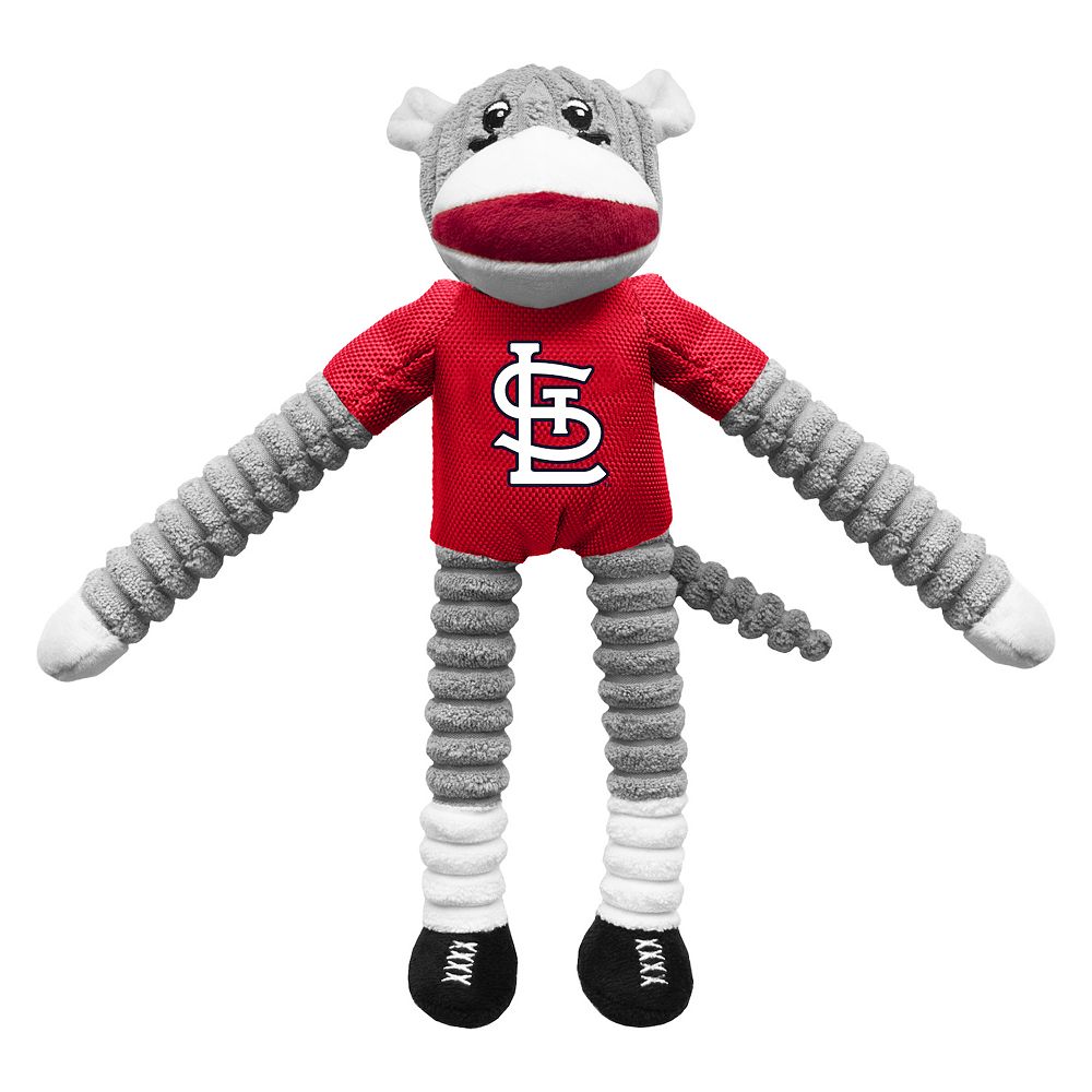 MLB St. Louis Cardinals Pet Sock Monkey Dog Toy