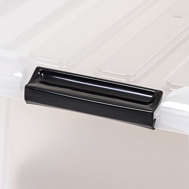 Iris 45-qt. Clear Storage Container 4-piece Set