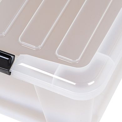 Iris 45-qt. Clear Storage Container 4-piece Set