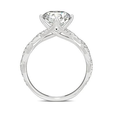 Charles & Colvard 14k White Gold 2 1/3 Carat T.W. Lab-Created ...
