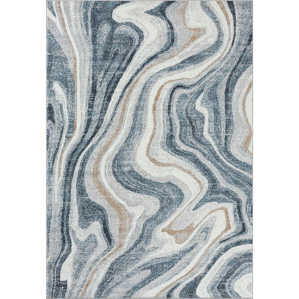 Luxe Weavers Marble Patterned Abstract Swirl Area Rug
