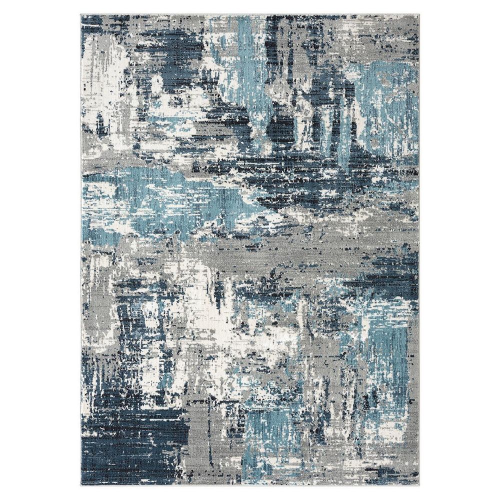 LUXE WEAVERS Abstract Distressed Area Rug