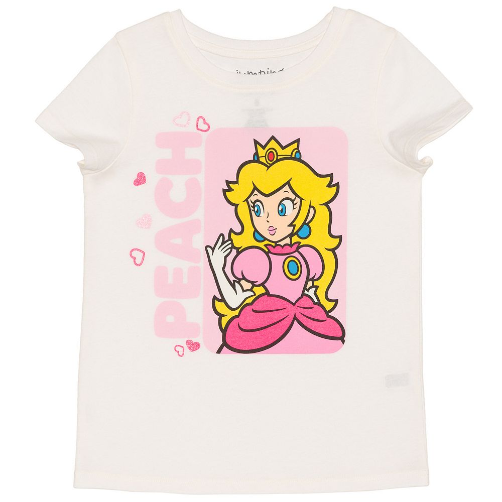 Girls 4-12 Jumping Beans® Super Mario Princess Peach Graphic Tee