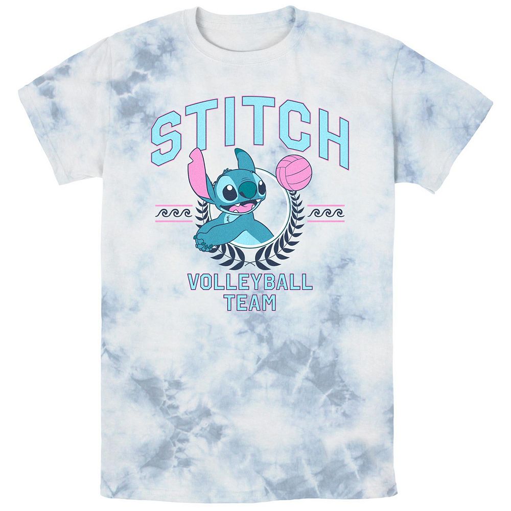Disney's Lilo & Stitch Volleyball Team Bombard Wash Men's Graphic Tee
