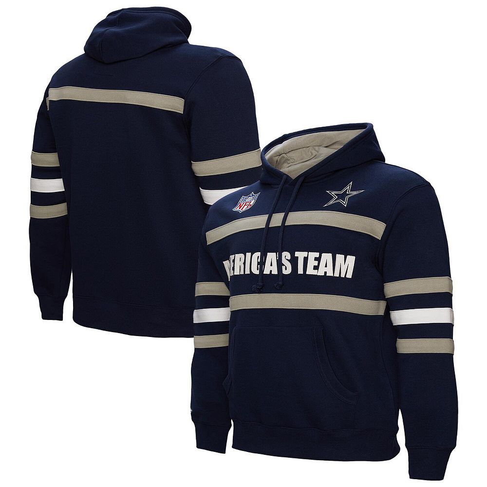 Men's Mitchell & Ness Navy Dallas Cowboys America's Team Head Coach ...