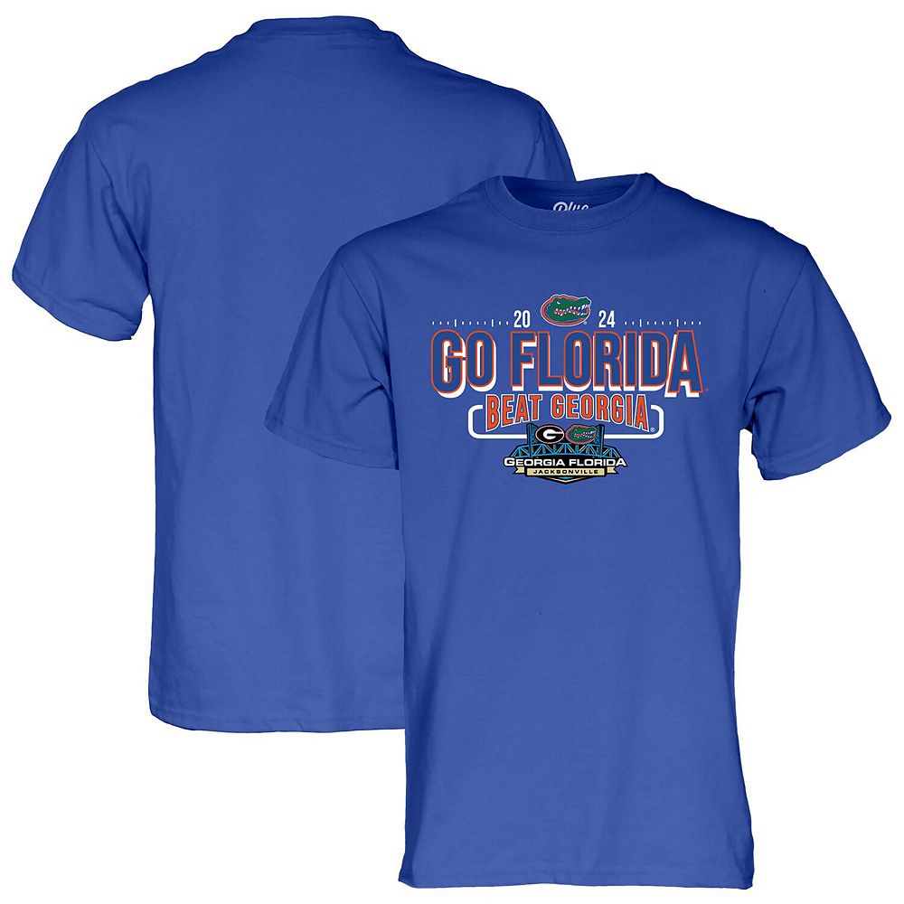 Unisex Blue 84 Royal Florida Gators vs. Georgia Bulldogs 2024 Rivalry T ...