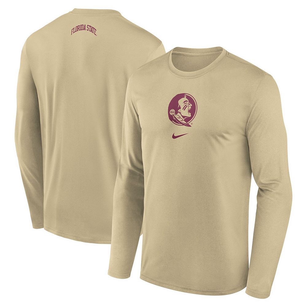 Men's Nike Gold Florida State Seminoles On-Court Basketball Shootaround ...