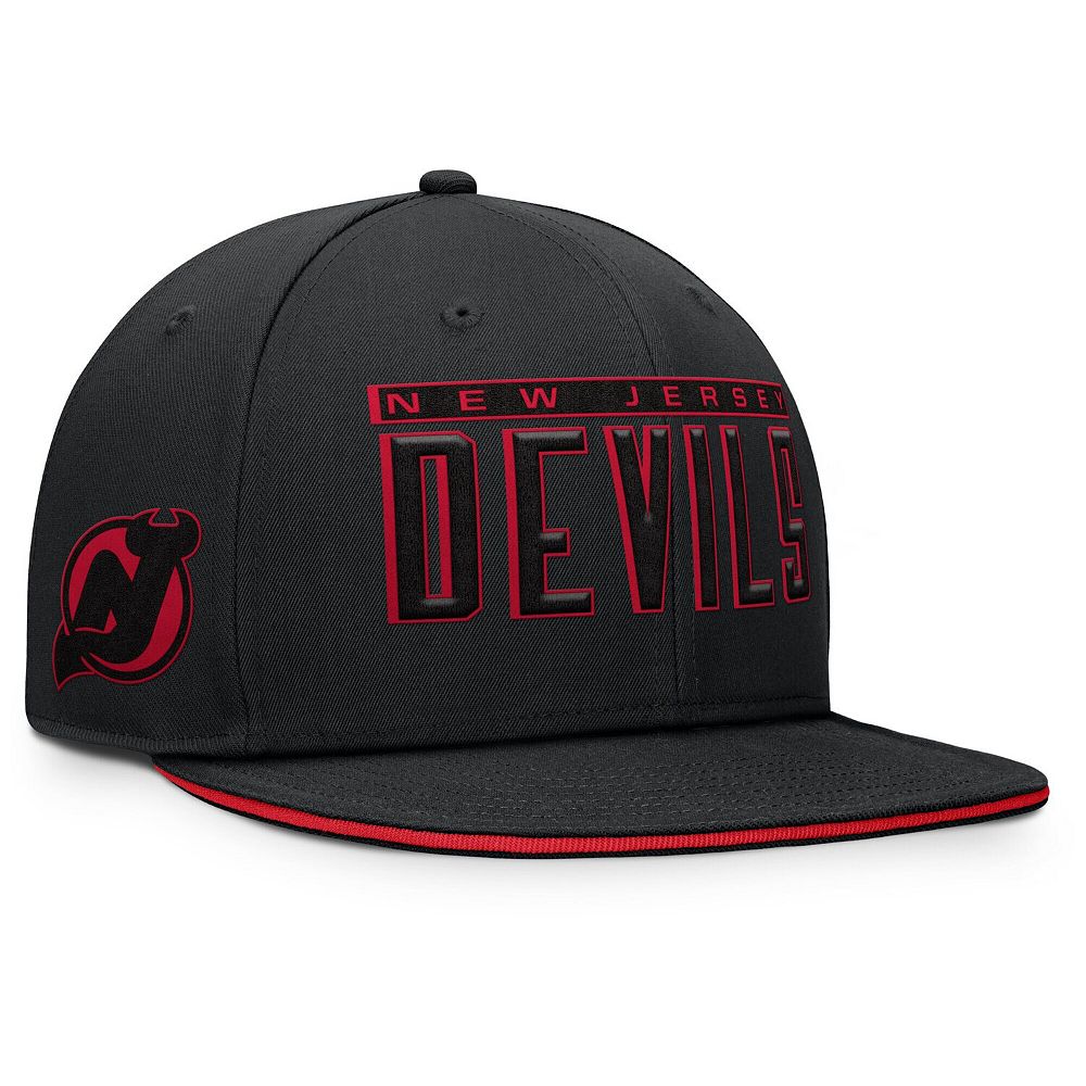 Men's Fanatics Black New Jersey Devils Fundamental Gino Stack Text ...