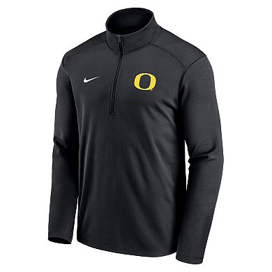 Men's Nike Black Oregon Ducks Primetime Pacer Performance Half-Zip Top