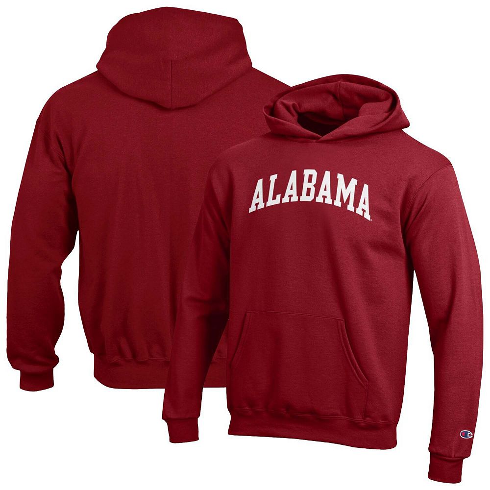 Youth Champion Crimson Alabama Crimson Tide Basic Arch Hoodie