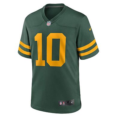 Men's Nike Jordan Love Green Green Bay Packers Alternate Game Jersey